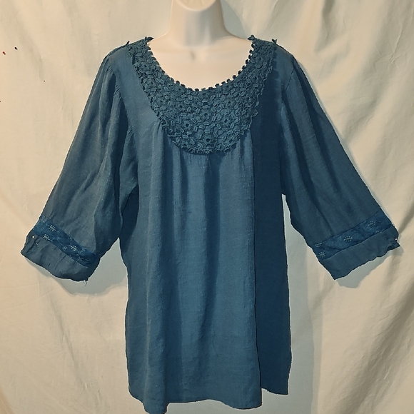 indigo soul | Tops | Indigo Soul Boho Style Tunic | Poshmark